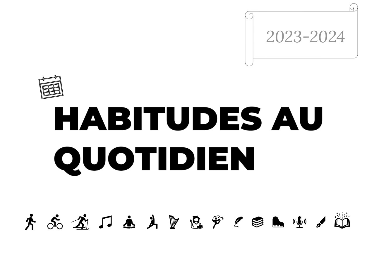 HABITUDES AU QUOTIDIEN - Progressez chaque jour avec persévérance
